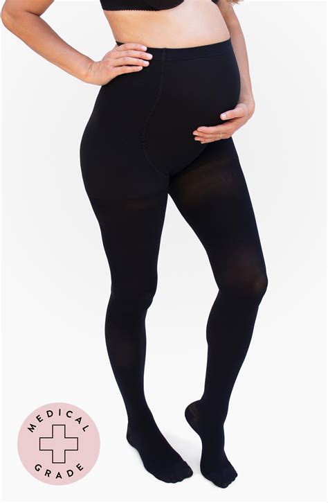 Maternity Tights With Compression Belly Bandit