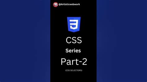 css series part 2 css selectors youtube