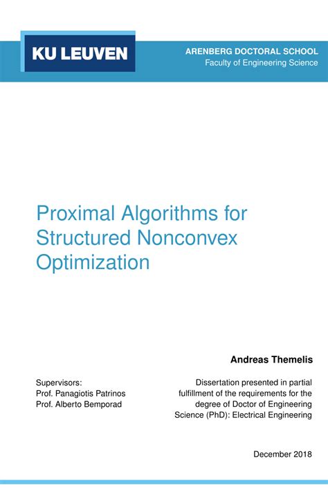 Pdf Proximal Algorithms For Structured Nonconvex Optimization