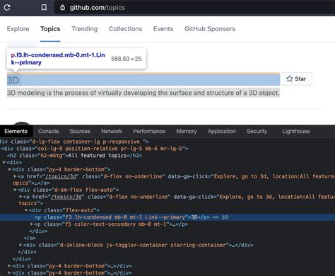 Github Brinda3web Scraping Scraping Github Topics Website