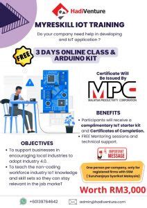 FREE IOT TRAINING DAYS CLASS WITH ARDUINO KIT HADI ACADEMY I Preferred Solution And