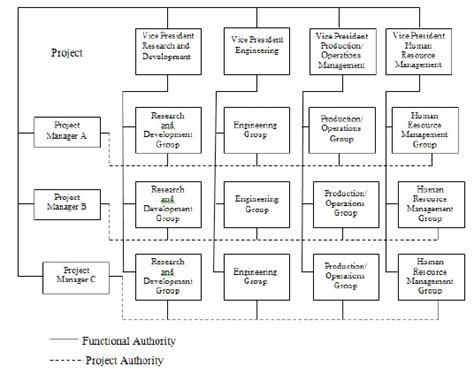 The Matrix Structure Organisation Structure And Design Study Material Lecturing Notes
