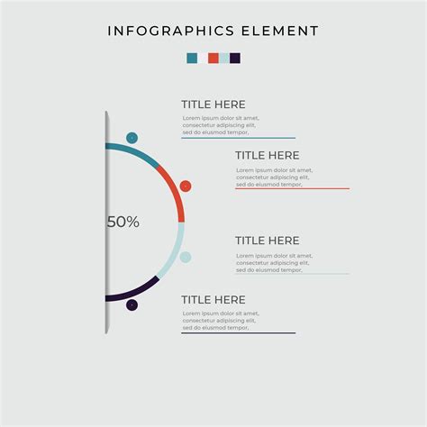 Half Circle Diagram Infographic Vector Art At Vecteezy