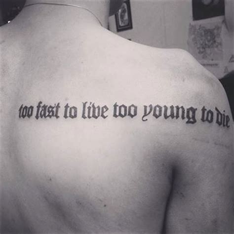 Lower Back Tattoos Quotes