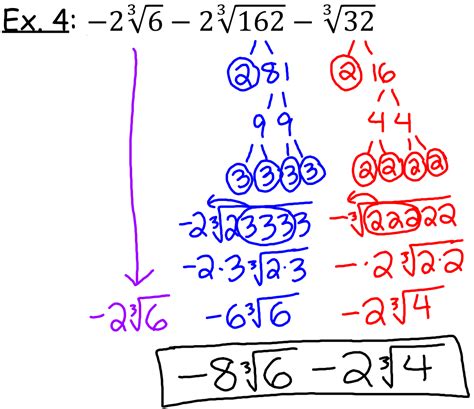 Adding And Subtracting Radicals