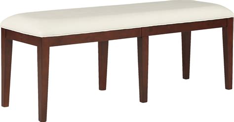 Sofia Vergara Savona Cherryivory Dark Wood Bench Rooms To Go