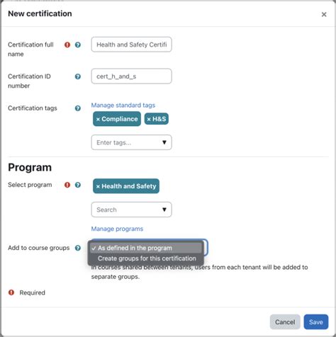 Certifications MoodleDocs