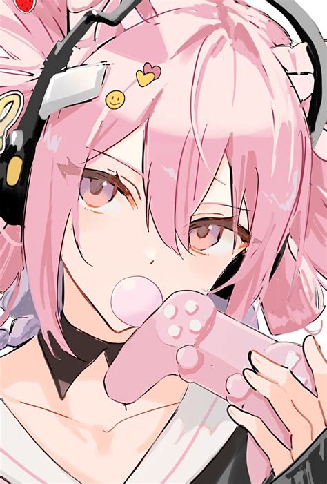 Hishoti Cheese U Official Arknights Arknights Commentary Highres 1girl Blowing Bubble