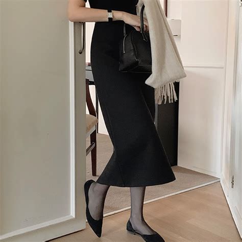 베니토 기모벨트set Made 윈터 벨트 로젤라나 스커트 H라인롱스커트하이웨스트겨울데일리뒷트임