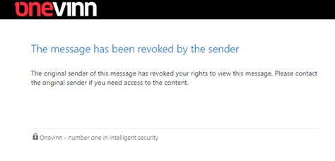 Revoke Access To Sensitive Emails