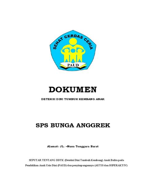 114 Ddtk Paud Teteksi Dini Pdf