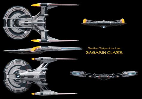 Gagarin Class Starship High Resolution By Enethrin On Deviantart