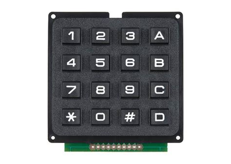 keypad 16 button alphanumeric robot gear australia
