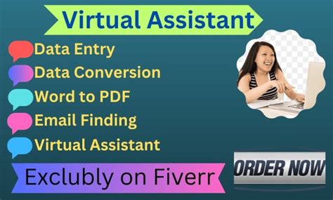 be your virtual assistant for data entry copy paste web scraping data