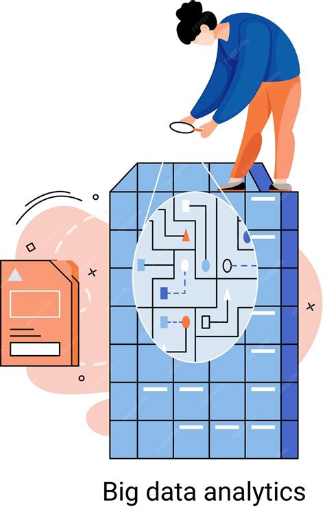 Premium Vector Big Data Analytics Process Of Analyzing Complex Data Sources For Effective
