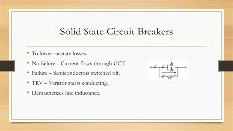 Hvdc Circuit Breaker Pptx Computer Networking Computing