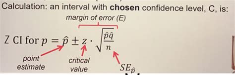 Confidence Intervals Flashcards Quizlet