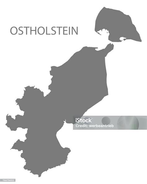 슐레스비히 홀슈타인 독일의 오스트톨슈타인 그레이 카운티 지도 Ostholstein에 대한 스톡 벡터 아트 및 기타 이미지 Ostholstein 슐레스비히홀슈타인 주