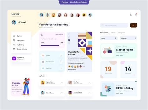 Learning Dashboard Ui Concept By Mike Taylor On Dribbble