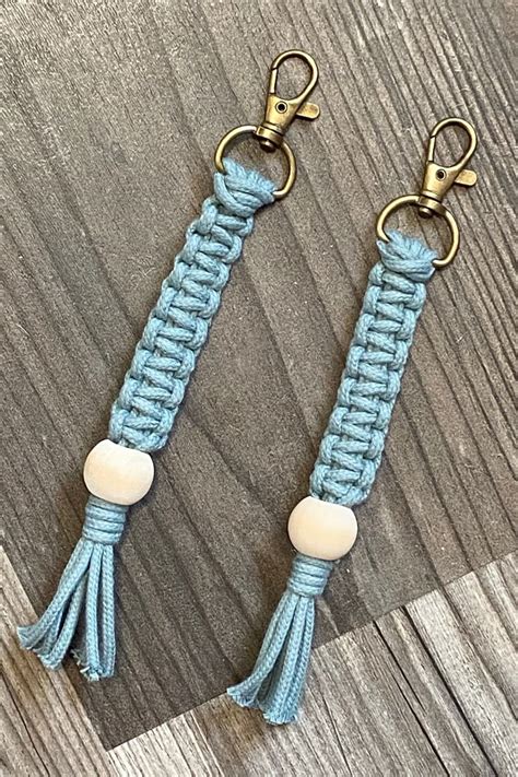 Macrame Key Chain Etsy Macrame Bracelet Patterns Beaded Bracelets Diy Macrame Diy