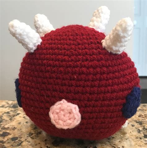 Crochet Cacodemon Plushie Etsy