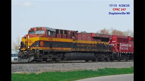 1715 Cpkc 247 Kcs 4795 Cp 2255 Soo 4448 Cp 2217 And 6300 Opposing