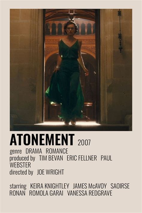 Atonement 2007 Vanessa Redgrave Romola Garai James Mcavoy