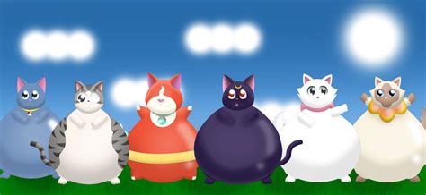 Fat Cute Kitties By Estelarbunny On Deviantart