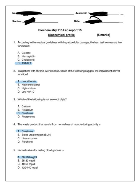 Lab Report 15 Bioc 215 2019 Pdf