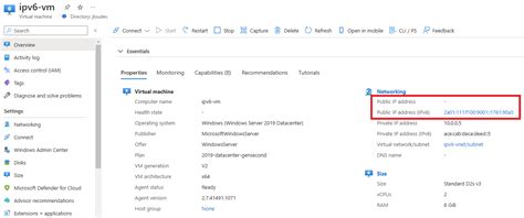 Machine Virtuelle Azure En Ipv6 Jean Loup And Azure