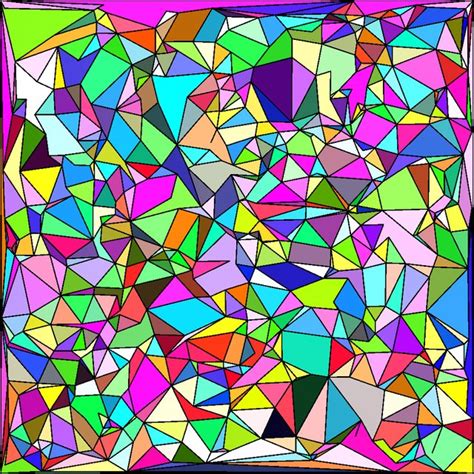 One Of The Delaunay Triangulations Used With 500 Vertices And A Detail
