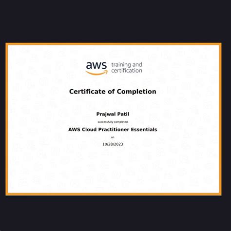 Prajwal Patil On Linkedin Aws Awscloudpractitioner Awscloudsecurity