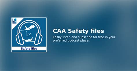 The Importance Of Occurrence Reporting Caa Safety Files