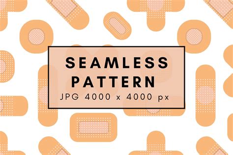 Medical Patch Pattern Graphic By Art S And Patterns · Creative Fabrica