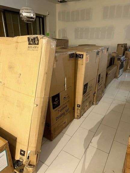 Members Mark Halstead Collection 7 Piece Dining Set Prime Time Auctions Inc