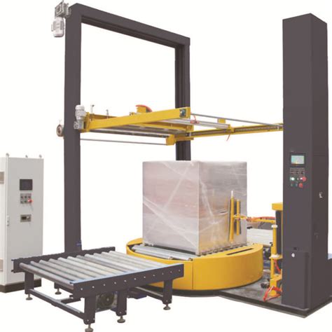 Automatic Rotary Arm Stretch Wrapper Gantry Suspension Pallet Wrapping