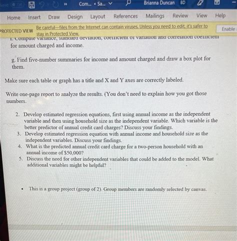 1use Methods Of Descriptive Statistics To Summarize