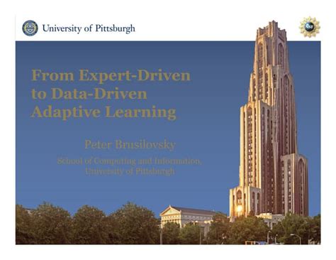 From Expert Driven To Data Driven Adaptive Learning Pdf