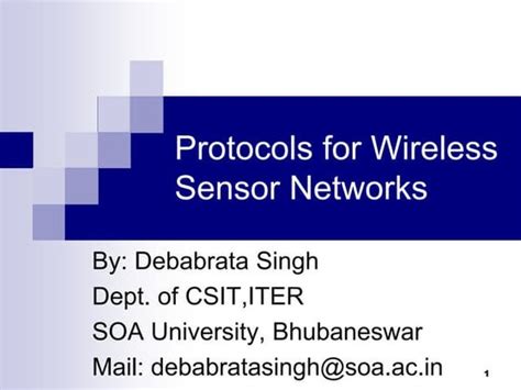 routing protocols in wsn ppt