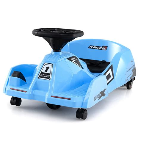 12v Electric Cleaning Go Kart Ride On Race Car With Detachable Mop