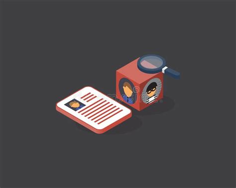 Criminal Background Security Screening Stock Illustrations 58