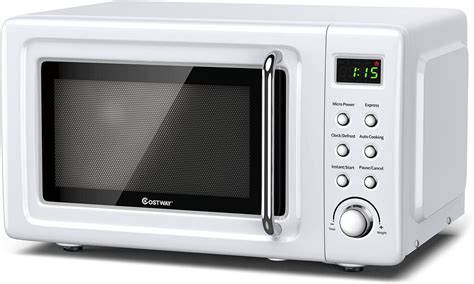 Moccha Compact Retro Microwave Oven 07cuft 700 Watt Countertop