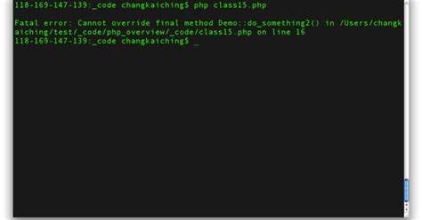 程式語言教學誌 FB YouTube PYDOING PHP 快速導覽 final 類別與方法