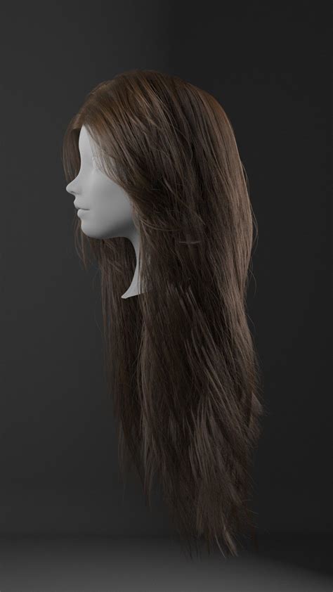 Realistic Female Hair Tutorial With Xgen And Redshift By Obaida Hamdi In