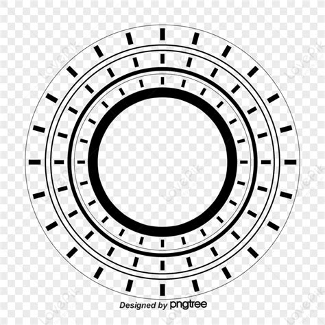 금빛 복고 일러스트 무늬 경계장식 원소라운드원형 Png 일러스트 무료 다운로드 Lovepik