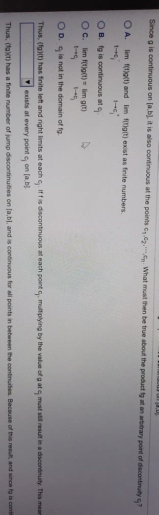 Solved Prove That Iffis Piecewise Continuous On Ab And G