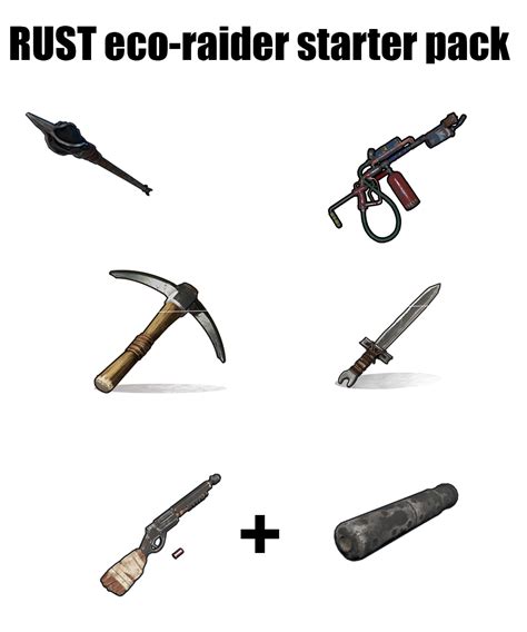 Rust Eco Raider Starter Pack R Playrust