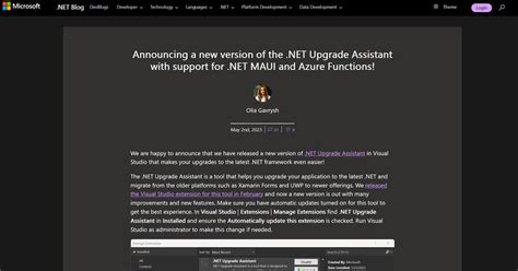 microsoft、「 upgrade assistant」の新バージョンをリリース 旧アプリを最新版にアップグレード：