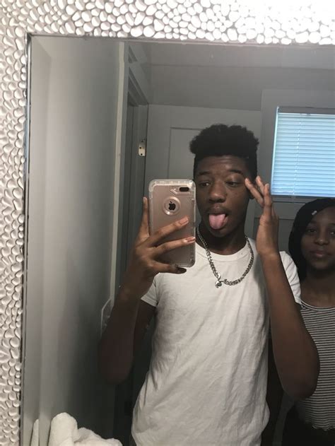 Black Guy Mirror Selfie