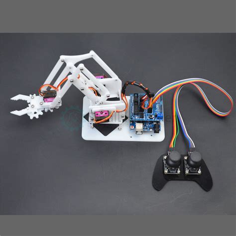 4dof Manipulator Arduino Robotic Arm Ps2 Remote Control Mg90s Servo